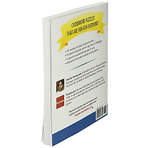 Funster Crossword Puzzle Book for Adults: 101 Large-Print Easy Puzzles