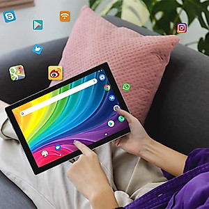 10 inch Android 11.0 Tablet, 4GB RAM+64GB ROM+512GB Expandable Computer Tablets PC, IPS Screen, 2+8MP Dual Camera, WiFi, BT, Google Certified Tablet