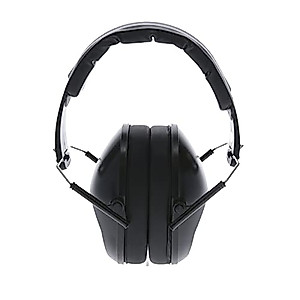 Walker's Game Ear Low Profile Folding Muff, Black