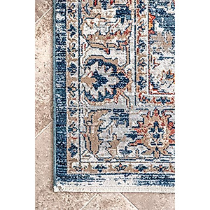 nuLOOM Kara Vintage Area Rug, 5' 3" x 7' 3", Grey