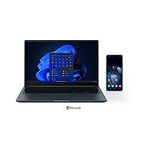 SAMSUNG Electronics Galaxy Book Odyssey Intel Laptop Computer 15.6" LED Screen Intel Core i7 Processor 16GB Memory 512GB SSD Long-Lasting Battery, Mystic Black