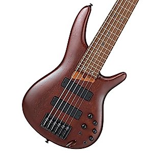 Ibanez SR Standard 6-String Electric Bass (Right-Handed, Brown Mahogany)