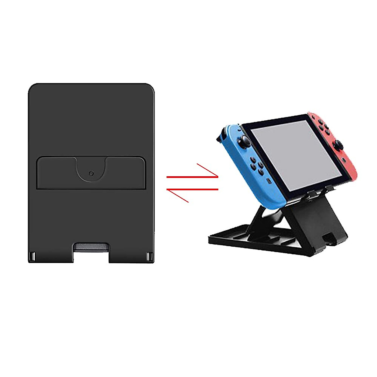 GAME'NIR Cooling Stander for Nintendo Switch, iPhone, Samsung, Cell Phone, Switch Holder, 5 Angle Adjustable, Portable Foldable Compact for Switch, Non-Slip Bracket