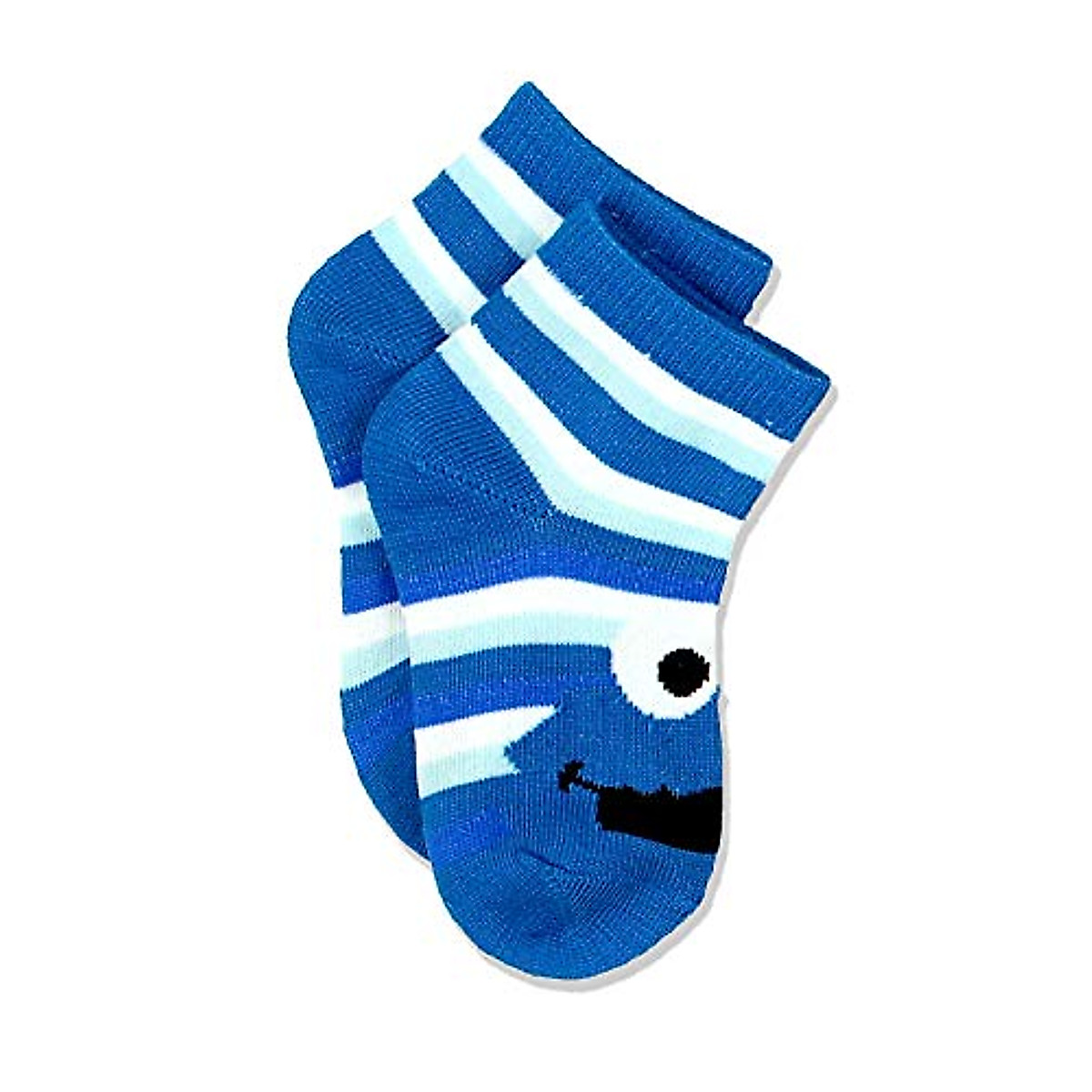Sesame Street Baby-Boys Multi pack Socks, 6 Pack, Stripes Quarter 6 Pk, 12-24 Months