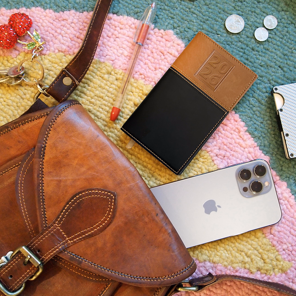 BookFactory 2023 Weekly Pocket Calendar / 2023 Calendar / 2023 Weekly Calendar / Weekly Planner Organizer - Calendar with Notepad (CAL-2023-POCKET(Organizer))