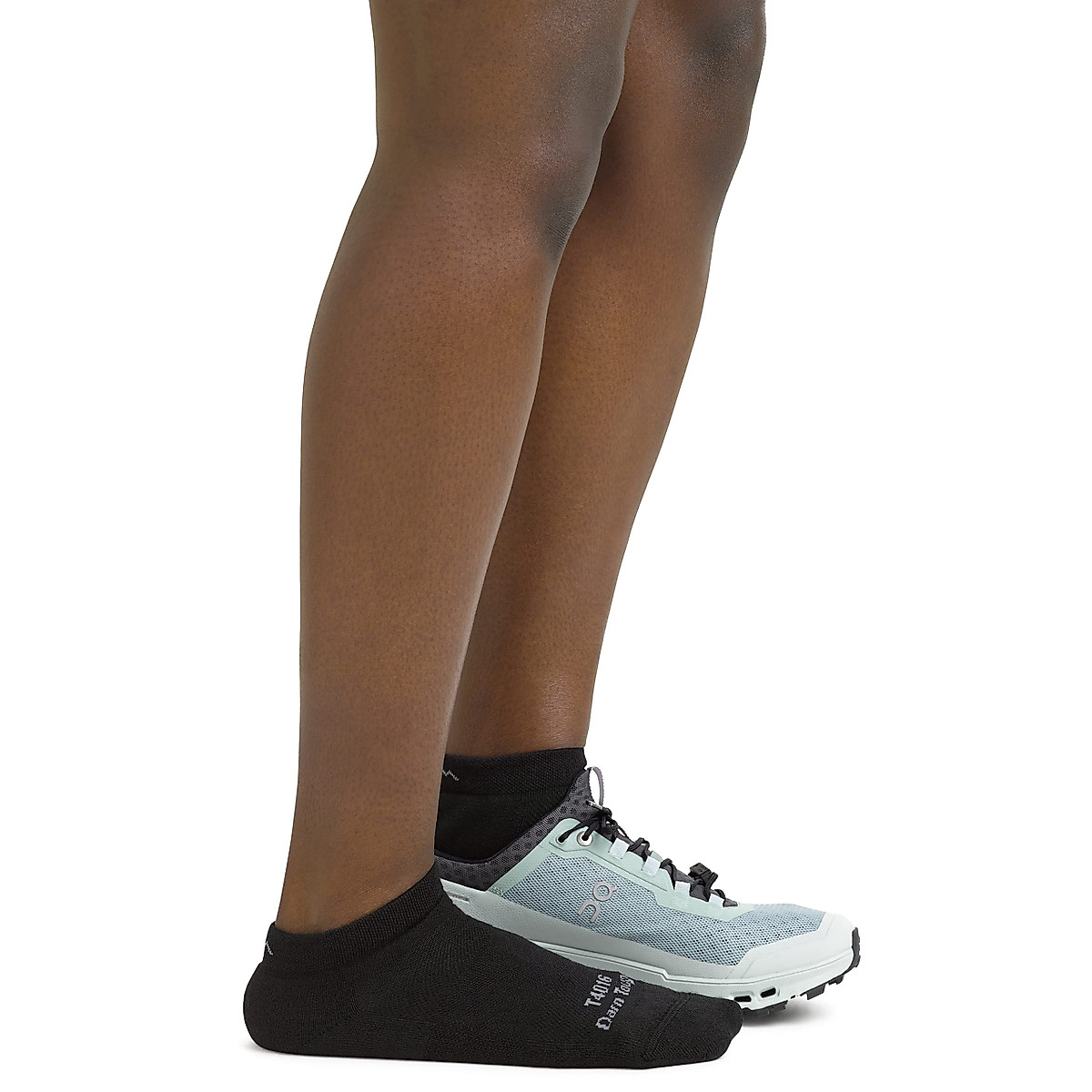 Darn Tough Tactical No Show Cushion Socks (T4016) Unisex – (Black, Large)