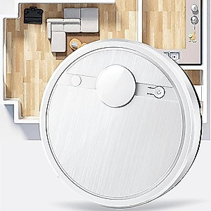 BARASH Household Robotic Vacuums, Robotic Vacuum Cleaner, Wet Sweeping Cleaner Robotic Vacuum, Mopping Robot, Mini Floor Vacuum Robot, Marble Tile Sweeper for Daily Home Cleaning, Bathroom, Bedroom