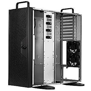 SilverStone Technology RM44 4U Rackmount Server Chassis with Enhanced Liquid Cooling Capability (up to 360mm Radiator), SST-RM44
