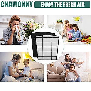 CHAMONNY H-HF800-VP Filter Replacement, Compatible with Hunter HP800 Air Purifier, Part# Part Number H-HF800-VP/H-PF800,1 H13 True HEPA Filters + 4 Pre-filters