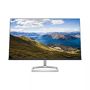 HP 27" IPS Diagonal FHD (1920 x 1080) Anti-Glare Computer Monitor | AMD FreeSync | Low Blue Light Mode | HDMI DisplayPort | 178° Height Adjustable | with High Speed HDMI Cable Bundle