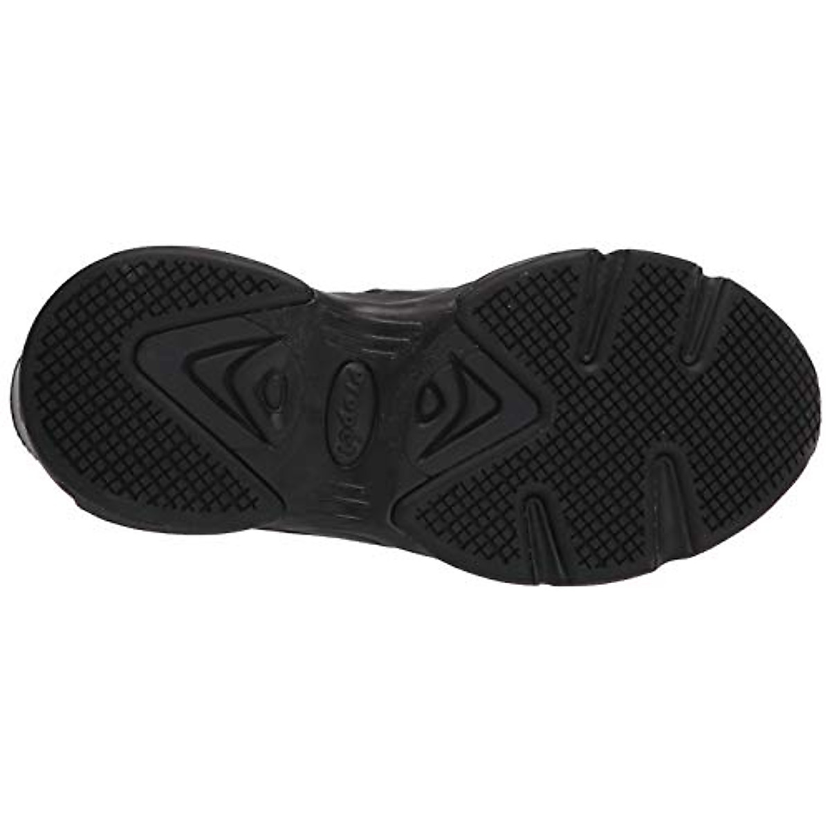 Propét Womens Stana Medical Service Shoe, Black, 12 X-Wide US