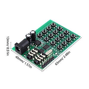 AE11A04 DTMF Generator Module 5~24VDC Audio Generator Board Dual Encode Transmitter for Dialing Keyboard