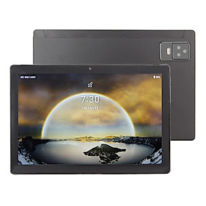 10.1 Inch Tablet for Android 12, 3G Phone Call Tablet with Octa Core CPU, 6GB RAM 256GB ROM, 2.4G 5G WiFi, 8+16MP Camera Gaming Tablet PC (Black)