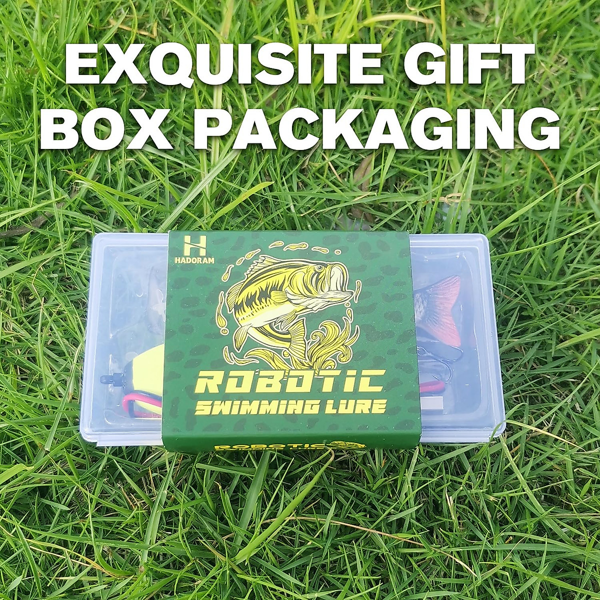 Robotic Swimming Fishing Bait Electric Lures 3.5" USB Rechargeable LED Light Wobbler 4-Segement Multi Jointed Swimbait Hard Lures Fishing Tackle