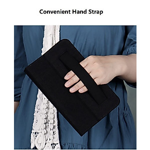 HONIEH PU Leather Case for TCL TAB 8 LE 8 inch 2023 Tablet Case Folding Stand Hand Strap Cover Compatible with TCL Tab 8 LE 9137W