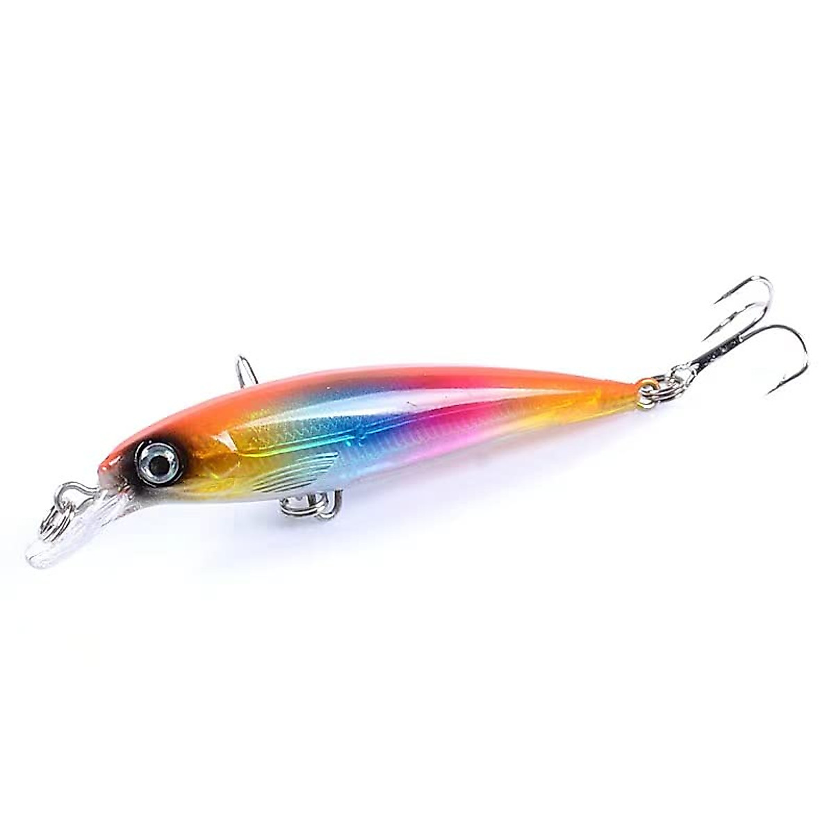 8pcs Fishing Minnow Lures and Crank Baits , as Sinking Jerkbait Lures or Diving fishing Lures and Hard Lures, Fishing Plugs and Hard Swimbaits or Topwater Baits for Salmon Redfish Trout BassWalleye-29