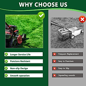 2 Pack Front Drive Wheels for Husqvarna AYP Craftsman 532401274 Replaces 401274 401274X460 532411081 8" x 1-3/4"