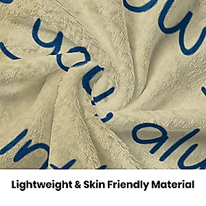 Dfaqehk Grandma Gifts from Grandchildren, Mothers Day Birthday Gifts for Grandma, Best Gift for Grandma from Granddaughter, Thoughtful Grandmother Gift Ideas Throw Blanket 60 x 50 Inch