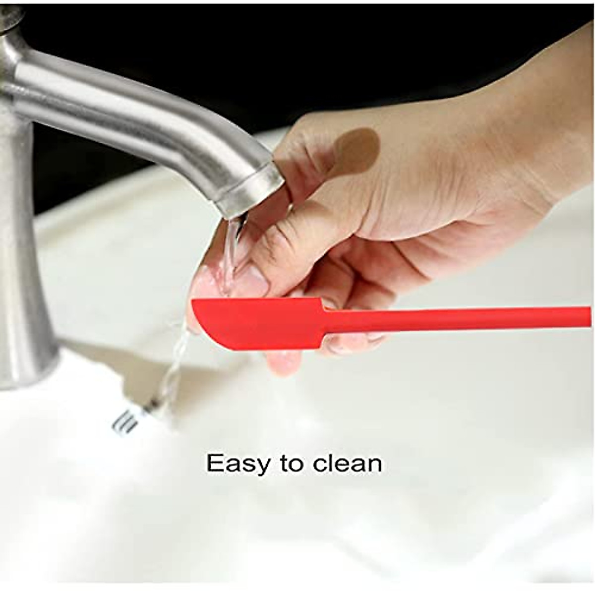 Mini Silicone Spatula Set, 4Pcs Multicolor Silicone Upgraded Double-end Sturdier Makeup Spatula Small Beauty Spatulas for Cosmetic Bottles, Thin Jar Spatula Small Spatula for Kitchen Bottles