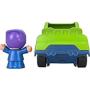 Fisher-Price Little People Race Car, Push-Along Vehicle and Figure Set for Toddlers and Preschool Kids Ages 1-5 Years