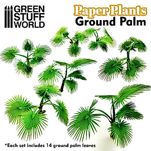 Green Stuff World Paper Plants - Ground Palm 10364