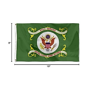 Fyon United States Army Retired Military Flag banner 3x5Feet with 2 Brass Grommets Garden House Flag