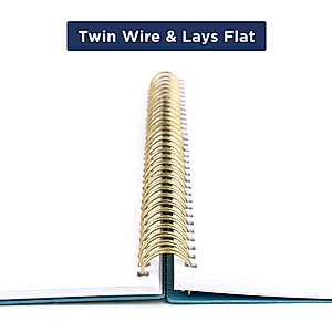 Cambridge 2023-2024 Academic Planner, Weekly & Monthly, 8-1/2" x 11", Large, WorkStyle Balance, Monthly Tabs, Pocket, Flexible Cover, Teal (1606-905A-12)