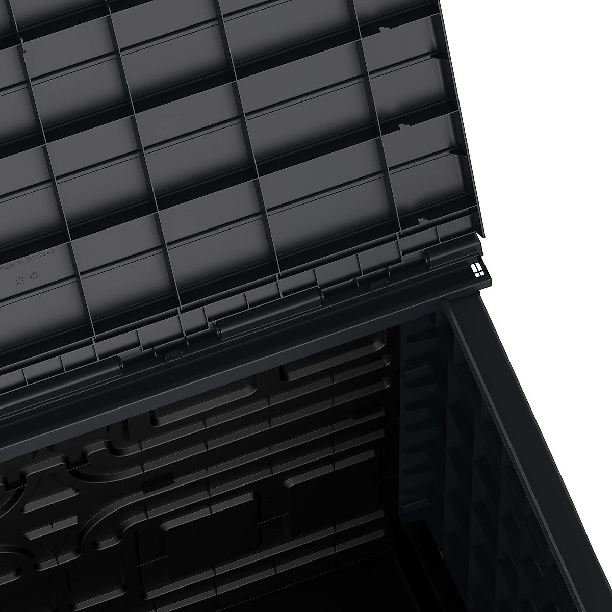 Duramax Storeaway 4 ft. 3 in. x 2 ft. 5 in. x 3 Ft 7 in. Resin Horizontal Outdoor Storage Shed Gray