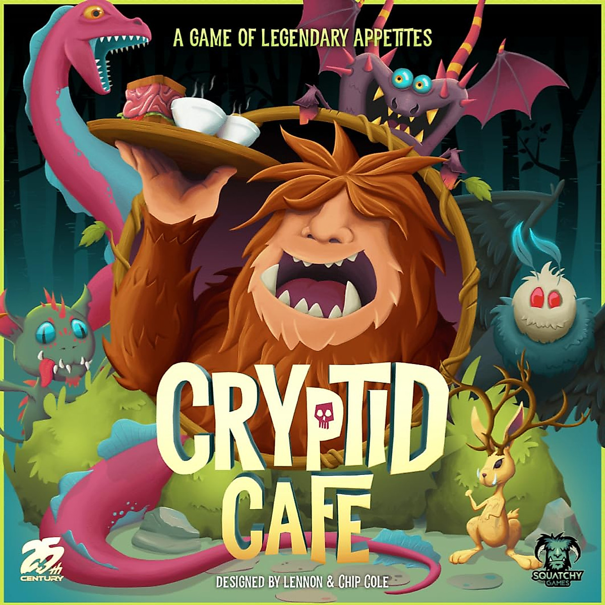 Cryptid Café , A Family Strategy Game About Running A Creature Filled Restaurant - 25th Century Games