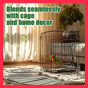 HASHI Bird Cage Liner - 120 Disposable Sheets, 31" x 21.5", 5.5 lb - Made from Acid-Free Newsprint. Non-Toxic for Birds, Ideal for Packing, Pet Cages, Crafts, Shipping, and Moving. Easy to Clean