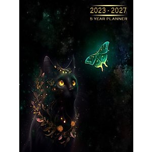 2023-2027 Five Year Planner: Monthly Calendar Organizer, Professional and Elegant Cover