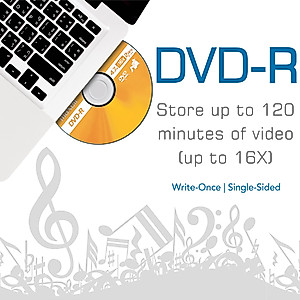 Maxell 625133 1-Time Recording Recordable CD & 638006 DVD-R 4.7 Gb Spindle with 2 Hour Recording Time and Superior Recording Layer Technology