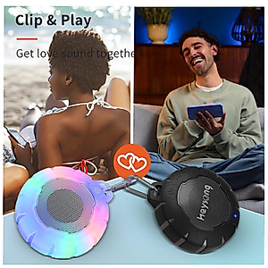 HEYSONG Waterproof Shower Bluetooth Speaker, Durable & Portable with Clear Sound, Ideal for Shower, Pool, Beach & Kayaking – Great Gift for All Ages