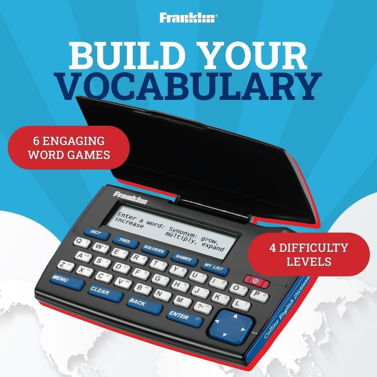 Franklin DMQ221 Collins English Dictionary with Thesaurus