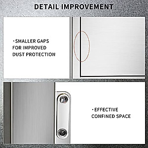 EBUY Outdoor Kitchen Doors 17Wx24H Inch BBQ Vertical Single Access Stainless Steel Door Good for Outdoor Kitchen BBQ Island Grilling Station