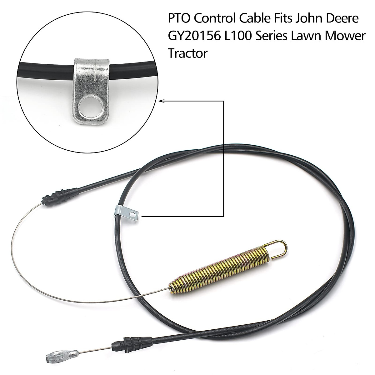 GEARLINTON GY21106 GY20156 Clutch Control Cable for John Deere 42" Deck L100 L110 L118 L111 LA105 LA120 LA125 & X300 Series Riding Lawn Mower Tractor
