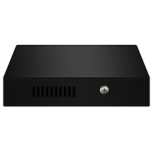 PX204 4 Port Gigabit PoE Extender with IEEE802.3af/at/bt Standard 1 Port 90W in 4 Port 30W Out PoE Repeater for Camera,VOIP