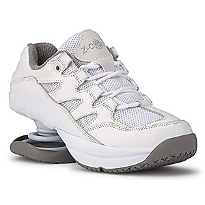 Z-CoiL Freedom Classic Slip Resistant White/Grey Springs Size 10