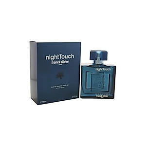 Franck Olivier Eau De Toilette Spray for Men, Night Touch, 3.4 Ounce