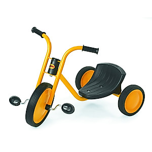 Children’s Factory MyRider 6" Toddler Tricycle, Kids Tricycle with Rubber Wheels, Yellow/Black