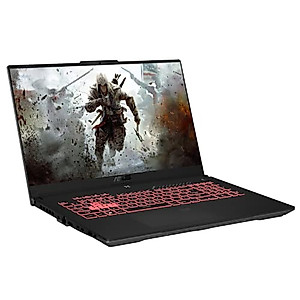 ASUS [Windows 11 Pro] TUF A17 Gaming Laptop, 17.3" FHD 144Hz, AMD Ryzen 7 6800H (Beats i7-11370H), 32GB RAM, 1TB SSD, GeForce RTX 3060, Backlit Keyboard, RJ-45, Type-C, Long Battery Life, Durlyfish