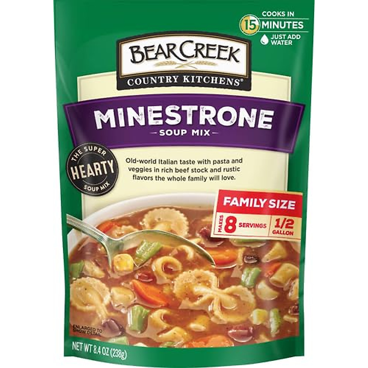 Bear Creek Soup Mix, Minestrone, 8.4 Ounce