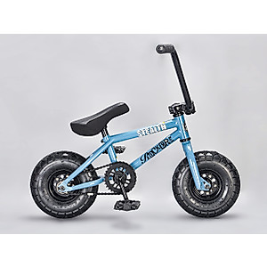 Rocker BMX Mini BMX Bike iROK+ Spotty RKR - Blue Mini BMX Freestyle Bicycle