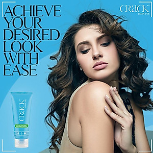 Crack HAIR FIX Styling Creme - Multi-Tasking, Anti-Frizz, Leave-In Styling Aid With Protection from Humidity, Chlorine, Heat Treatments & Sun