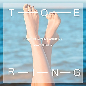 Sllaiss 925 Sterling Silver Toe Rings For Women Hypoallergenic Adjustable Open Cuff Toe Ring Platinum Plating Cubic Zirconia Toe Rings Foot Jewelry