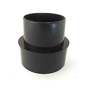 5 to 4 Inches Duct Reducer ABS Plastic with 4 Inch OD and 5 Inch OD Openings Dust Collector Systems 73472