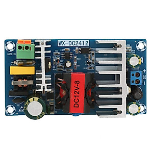 Switching power supply board, WX-DC2412 power supply module 12V 8A 100W switching power supply card AC DC switching module AC 90~265V 50 / 60Hz, output current: 8-11A