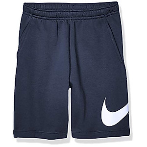 Nike Men's Sportswear Club Short Basketball Graphic, Midnight Navy/White/White, XX-Large