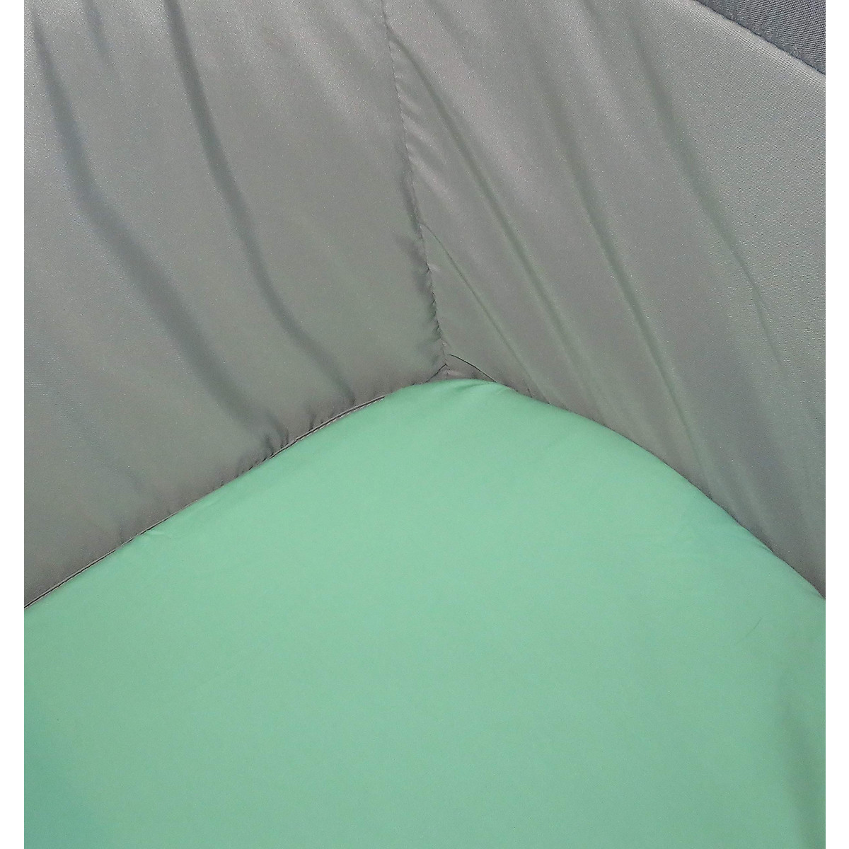 Baby Bassinet Sheets for the Chicco Lullago & Ingenuity Foldaway Rocking Bassinets 32x19 | Set of 2 (Green/Gray) | Portable Travel Bassinet | Durable and Made to Last | 100% Woven Cotton