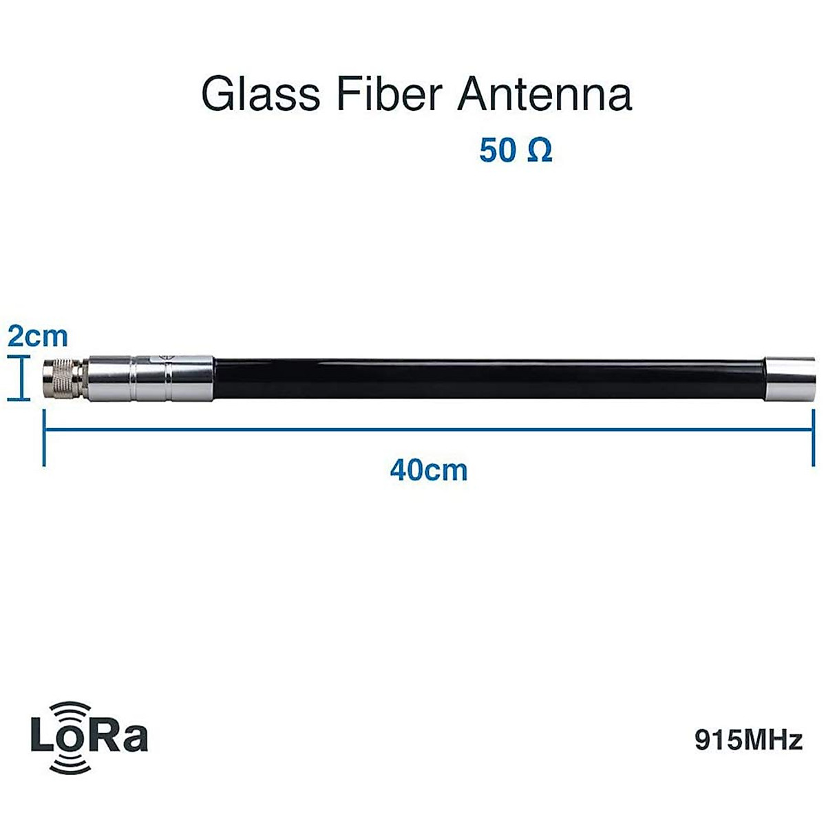 LoRa Gateway Antenna 3dbi Gain Indoor Outdoor Omni-Directional Glass Fiber LoRaWan Antenna N-Male SMA Connect Cable Ultra Distance Transmission 915MHz for Helium Hotspot HNT Miner Mining12